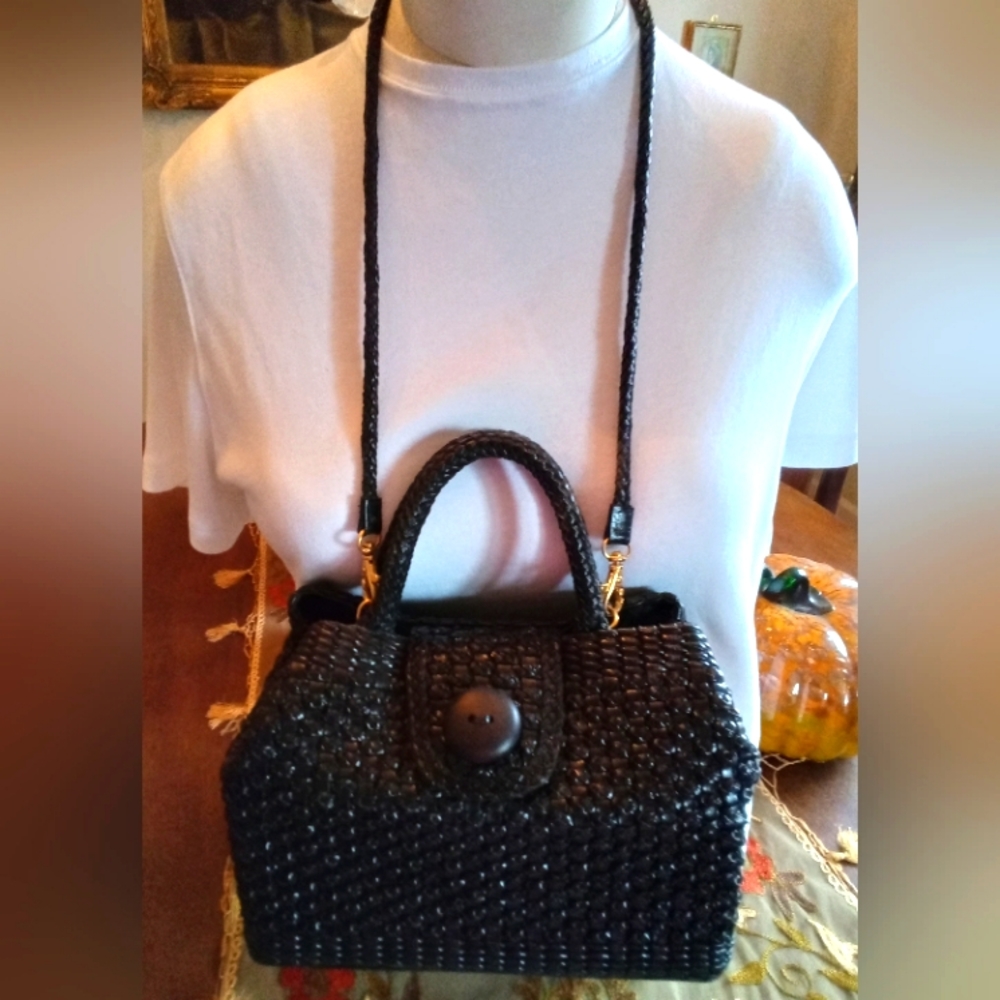 Vintage Cem Wicker Shoulder/Crossbody - Gem